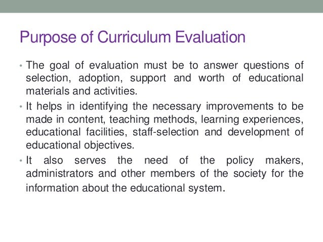 Purpose And Planning Of Evaluation ps purpose-and-planning-of-evaluation-ps
