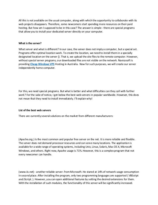 Purpose and principles of web server and application server | PDF