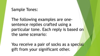 Purpose and Tone Introduction | PPT