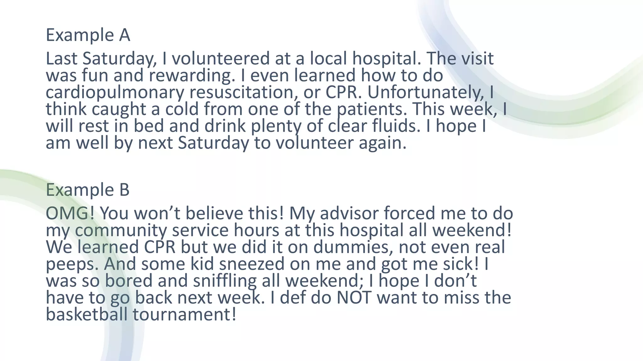 Purpose, audience, tone, and content | PPTX