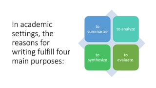 Purpose, audience, tone, and content | PPTX