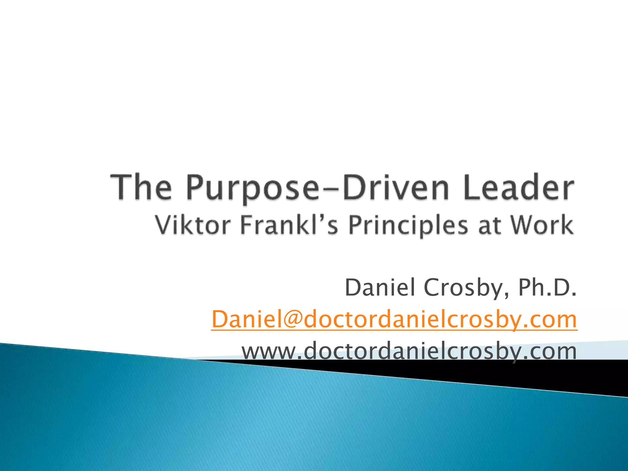 Purpose-Driven Leadership | PPTX