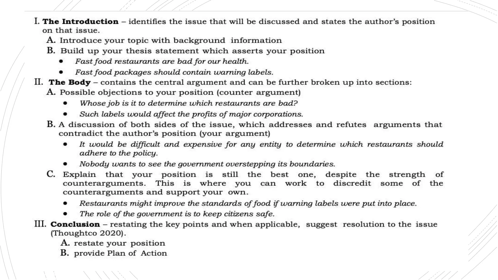 Purposeful Writing Latest Literature Review Pptx