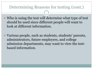 Purposeful Language Assessment | PPT