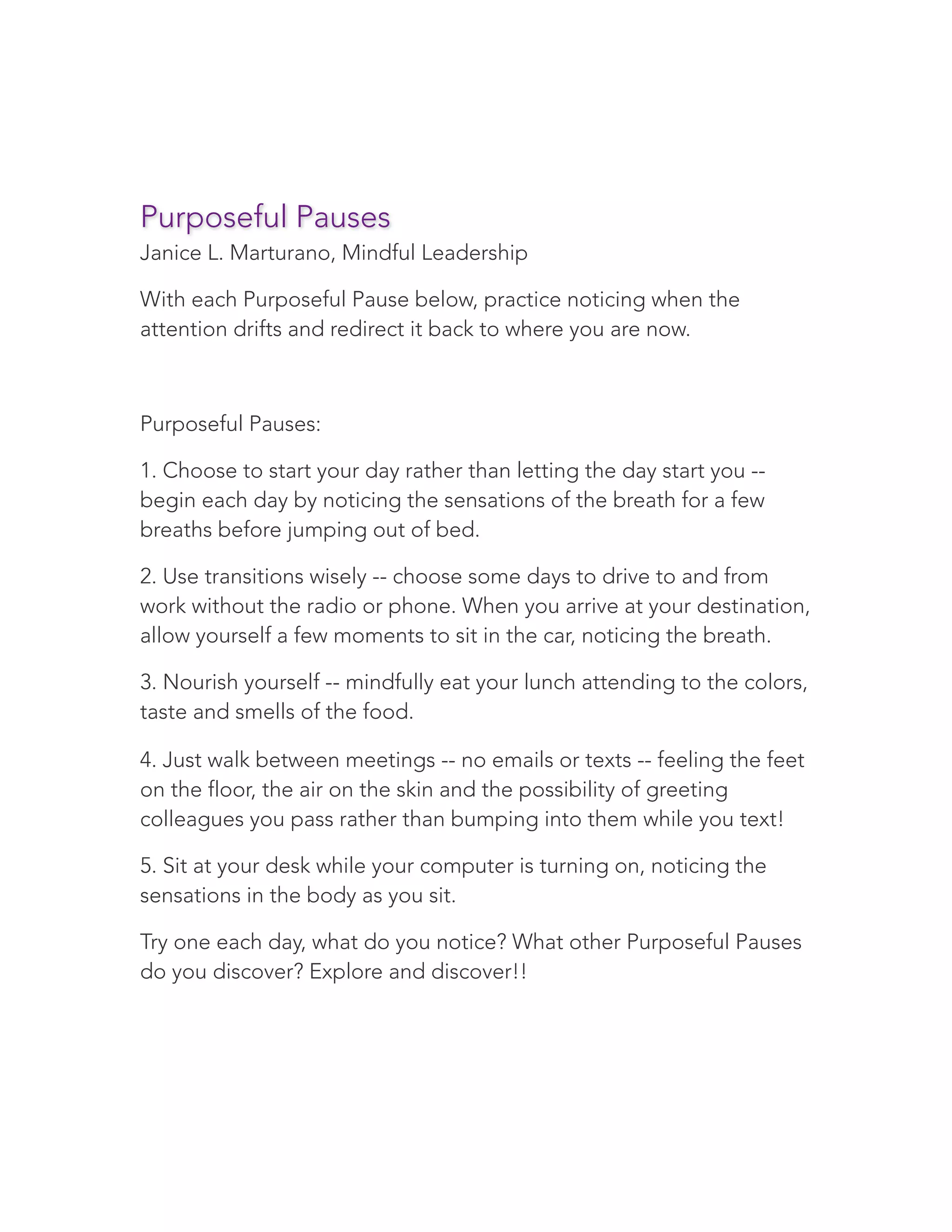 Purposeful pauses | PDF