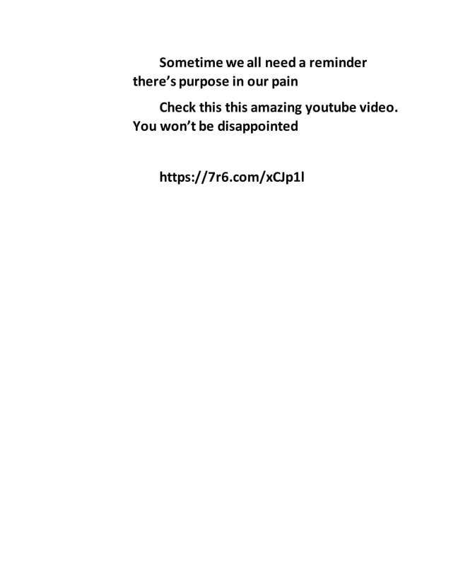 Purpose in pain | DOCX