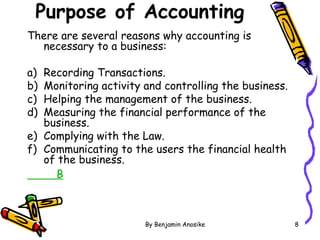 Purpose of Accounting yr 10(Lesson Plan).ppt