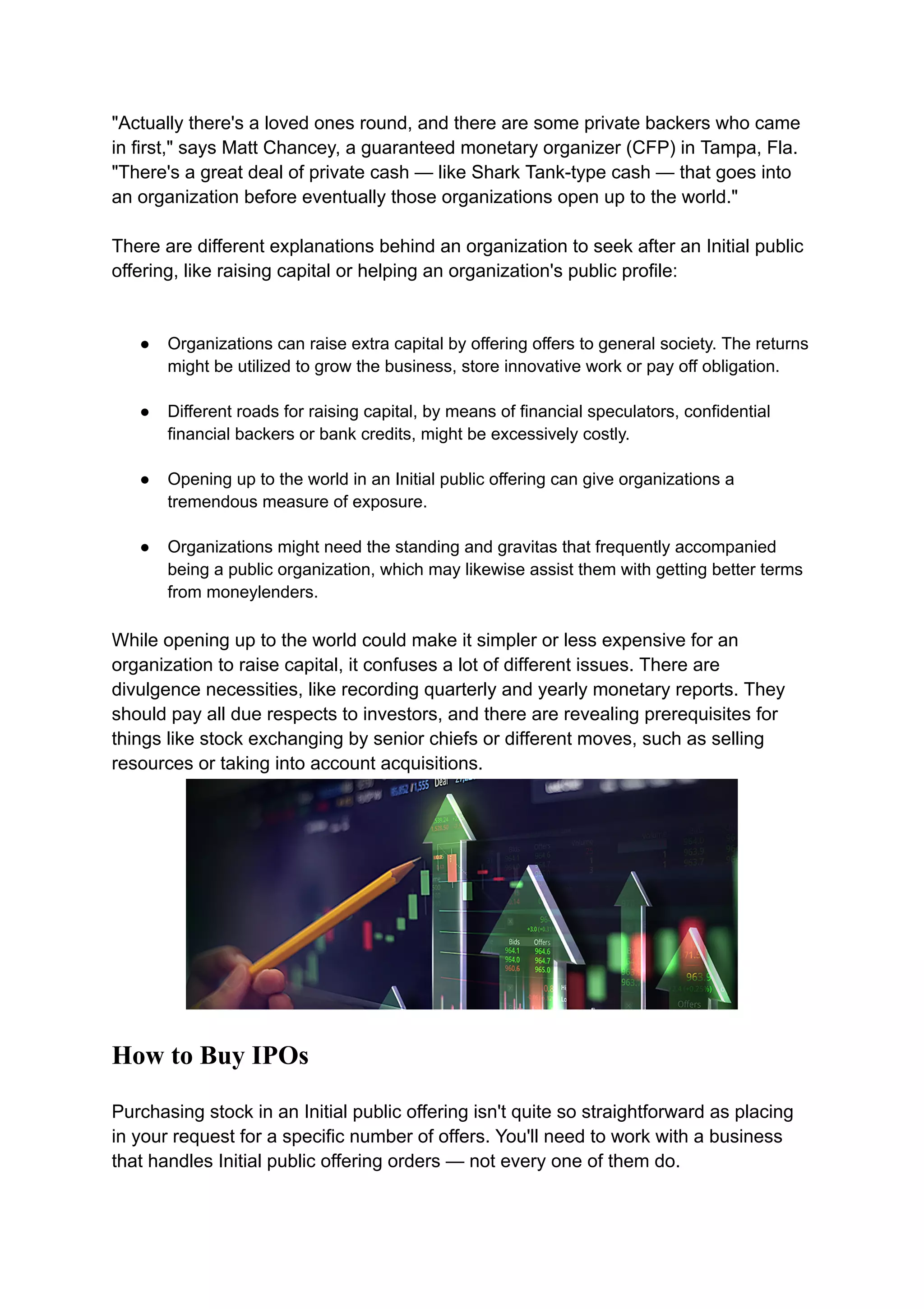 Purpose of an IPO | PDF