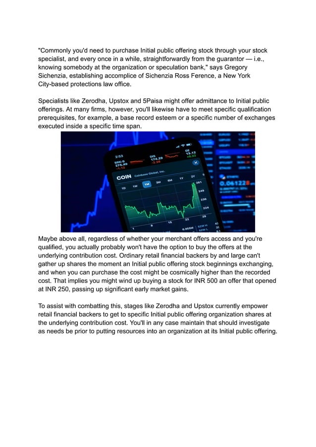 Purpose of an IPO | PDF