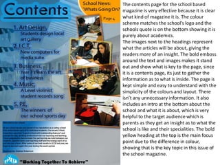 Purpose of a school magazine | PPTX