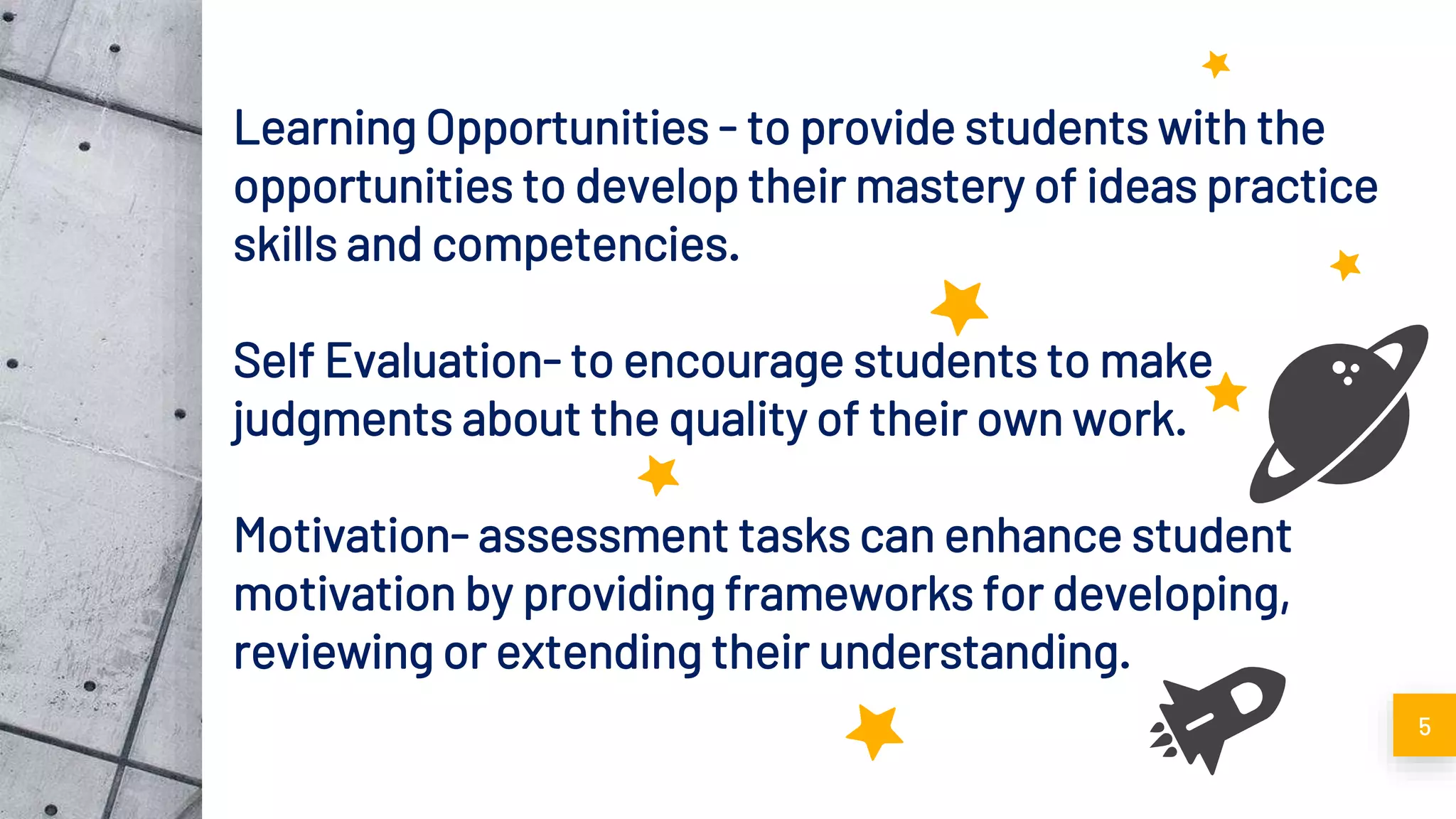 Purpose of assessment | PPTX