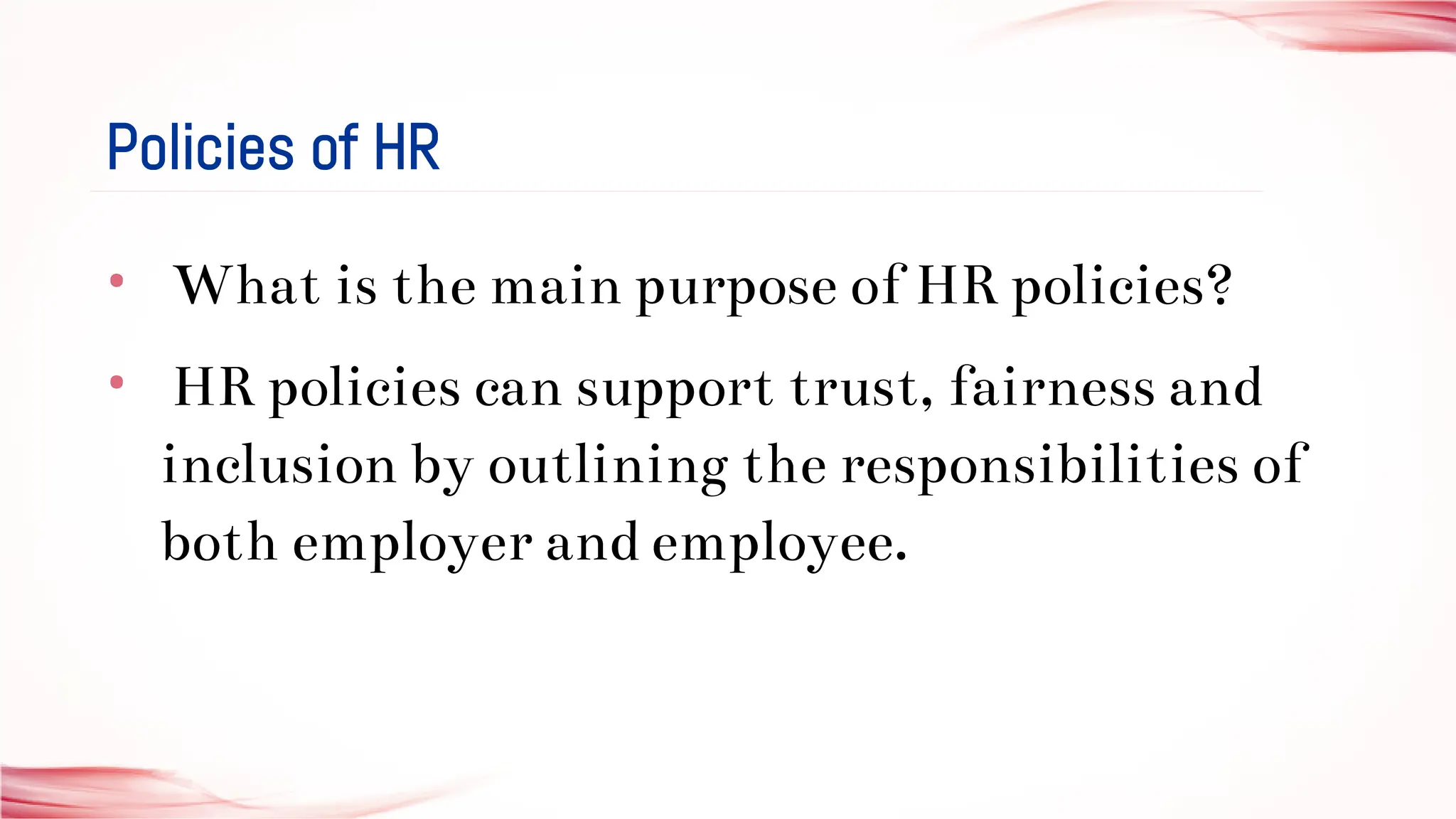 Purpose of HR policy.pdf | Free Download