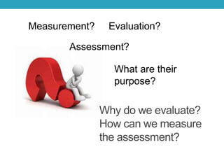 Purpose of measurement and evaluation | PPTX