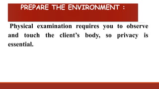 Purpose of physical examination | PPTX
