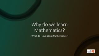 What is the purpose of studying mathematics.pptx