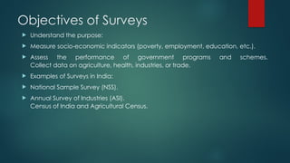 Purpose of Survey for the primary workers | PPT