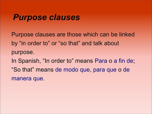Purpose, Result and Reason clauses | PPT | Freelance Writing | Content ...