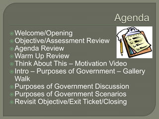 Purposes of government | PPTX