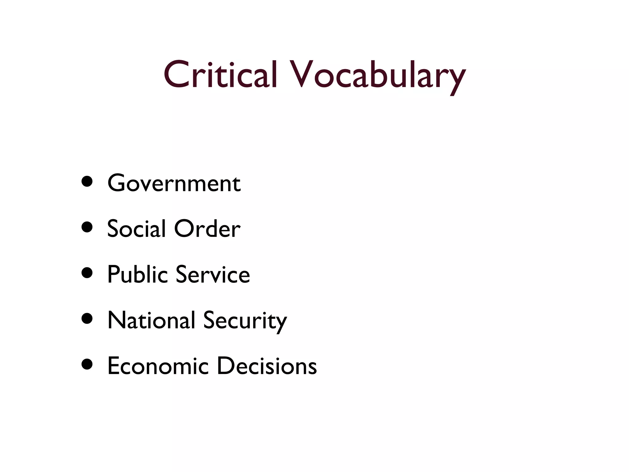 Purposes of government 1 | PPT