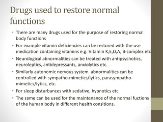 Purposes of medication | PPTX