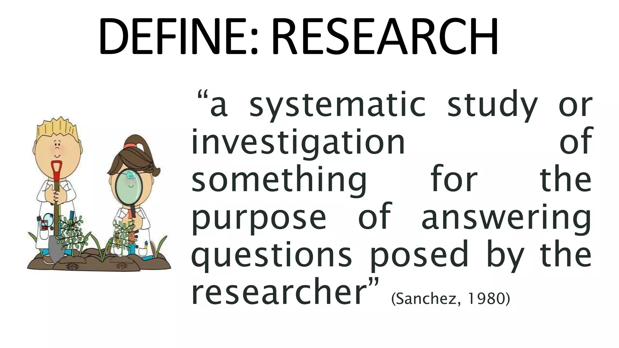 Purposes of research | PPTX