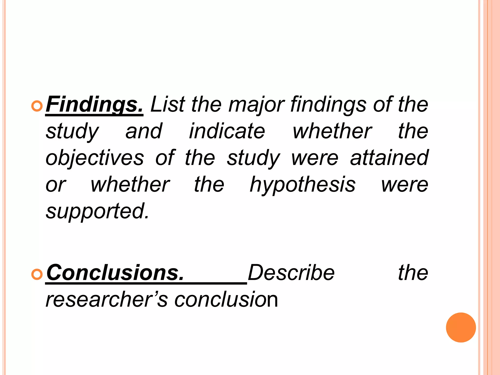 Purposes of the related literature and studies | PPTX