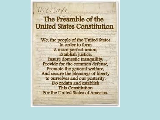 Purposes preamble state | PPT