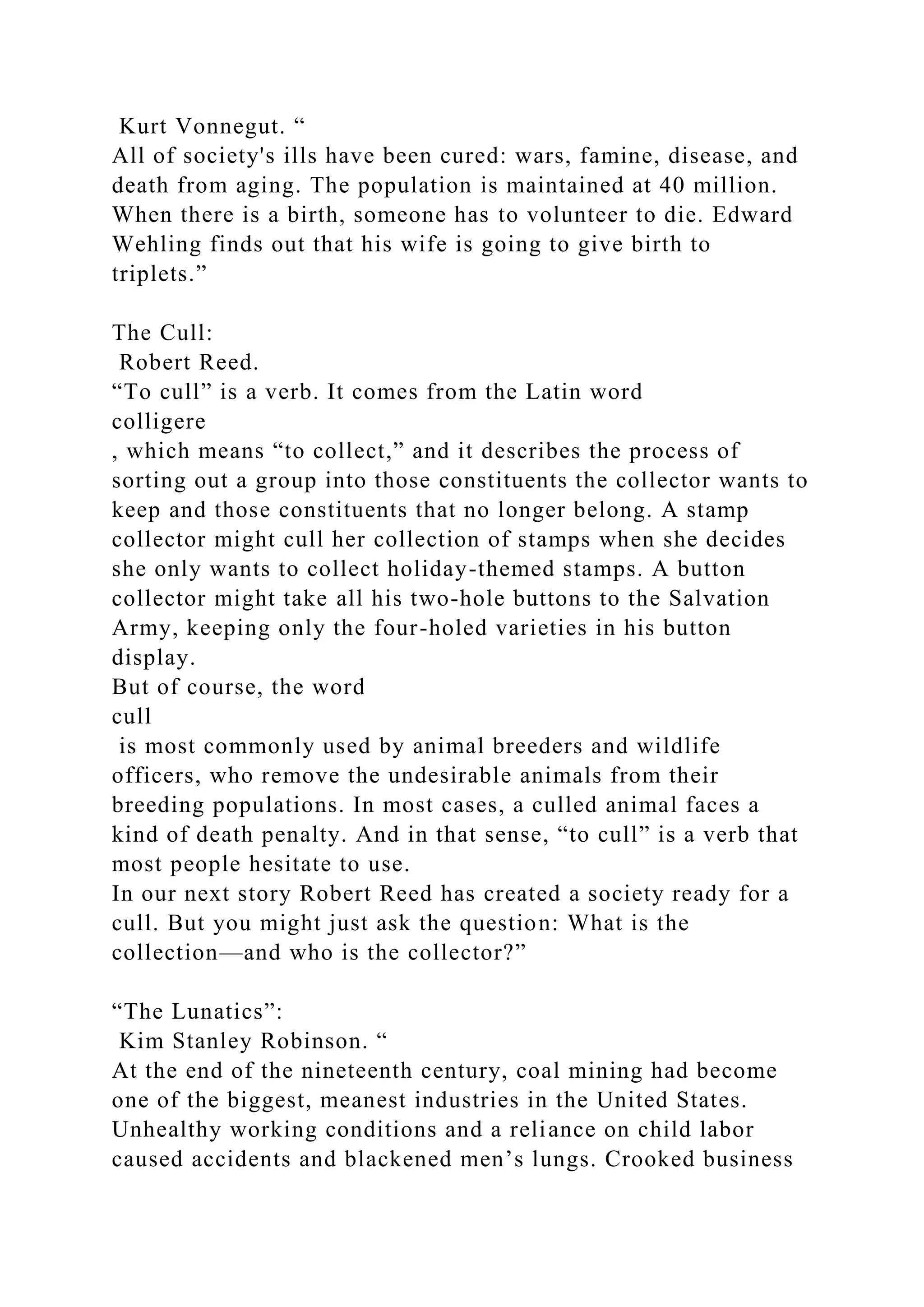 PURPOSE To begin applying critical lenses (theory) to both the li.docx ...