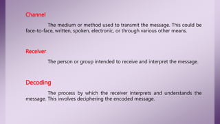 Purposive Communication Lesson 1: Nature, Elements, and Functions of ...