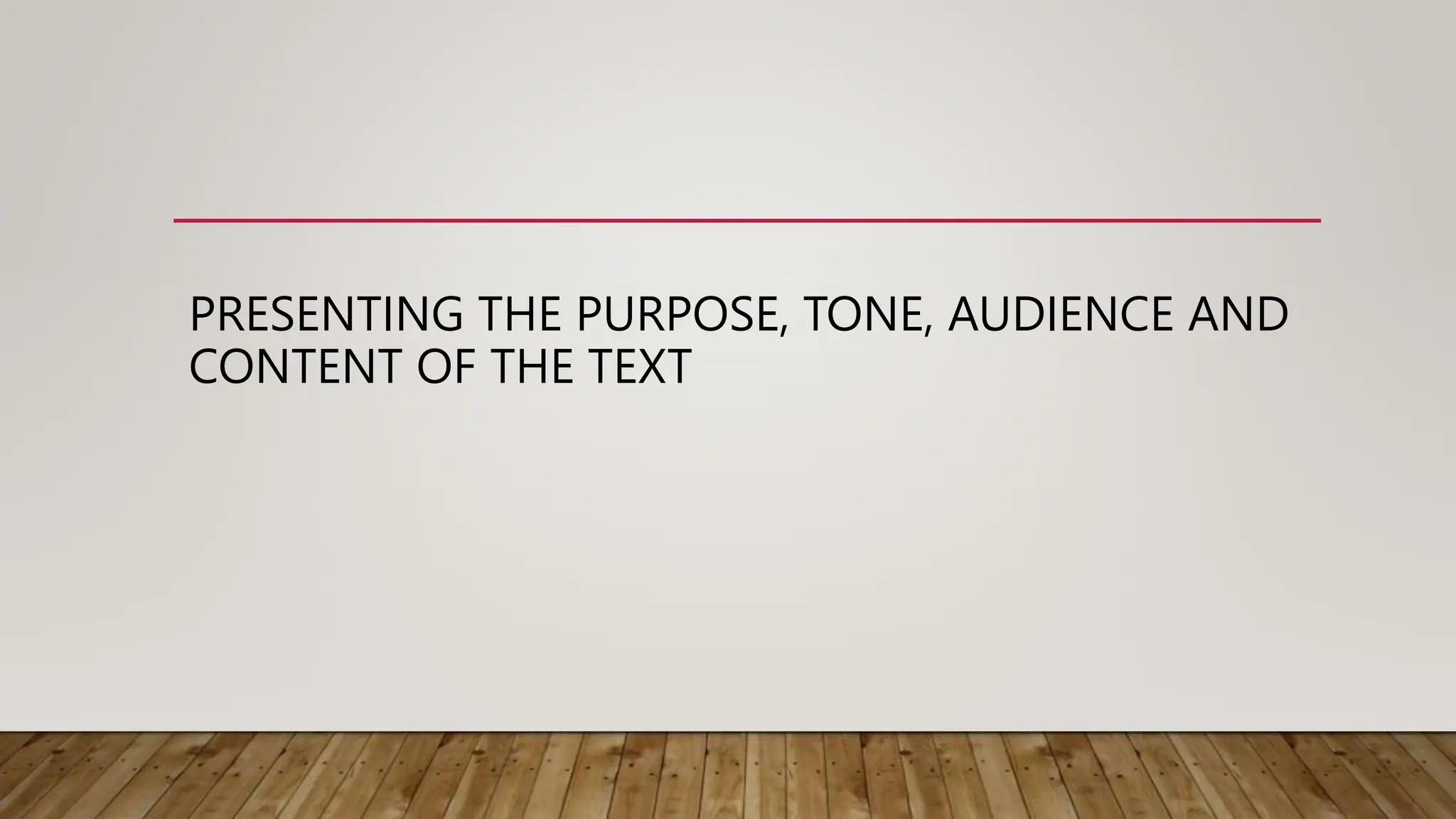 Ways of Presenting Text in an Image : Report in Communication | PPTX