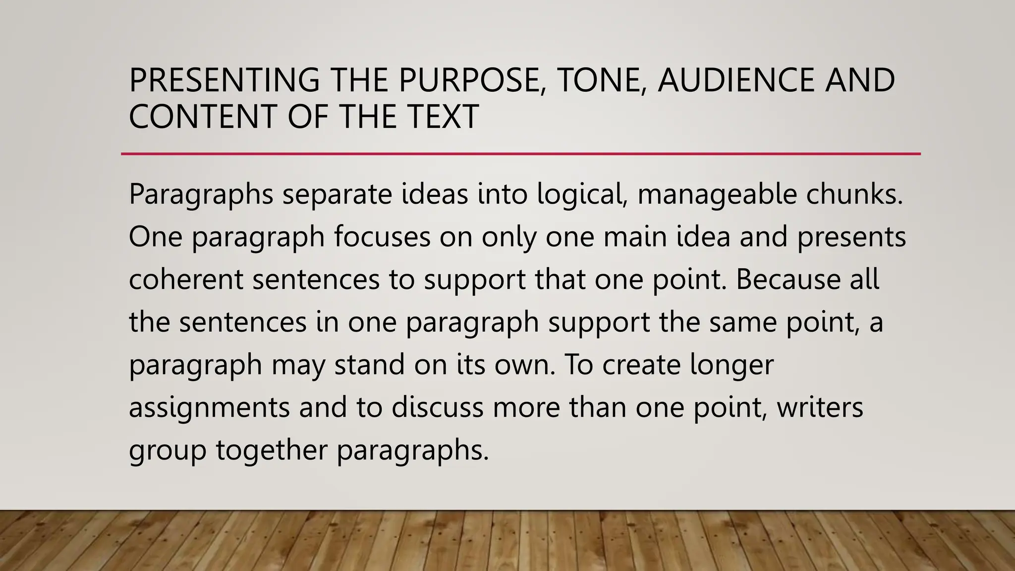 Ways of Presenting Text in an Image : Report in Communication | PPTX