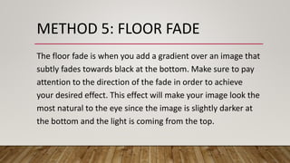 Ways of Presenting Text in an Image : Report in Communication | PPTX