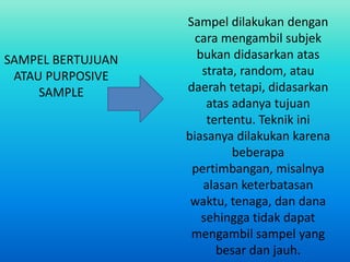 Purposive sampling | PPTX