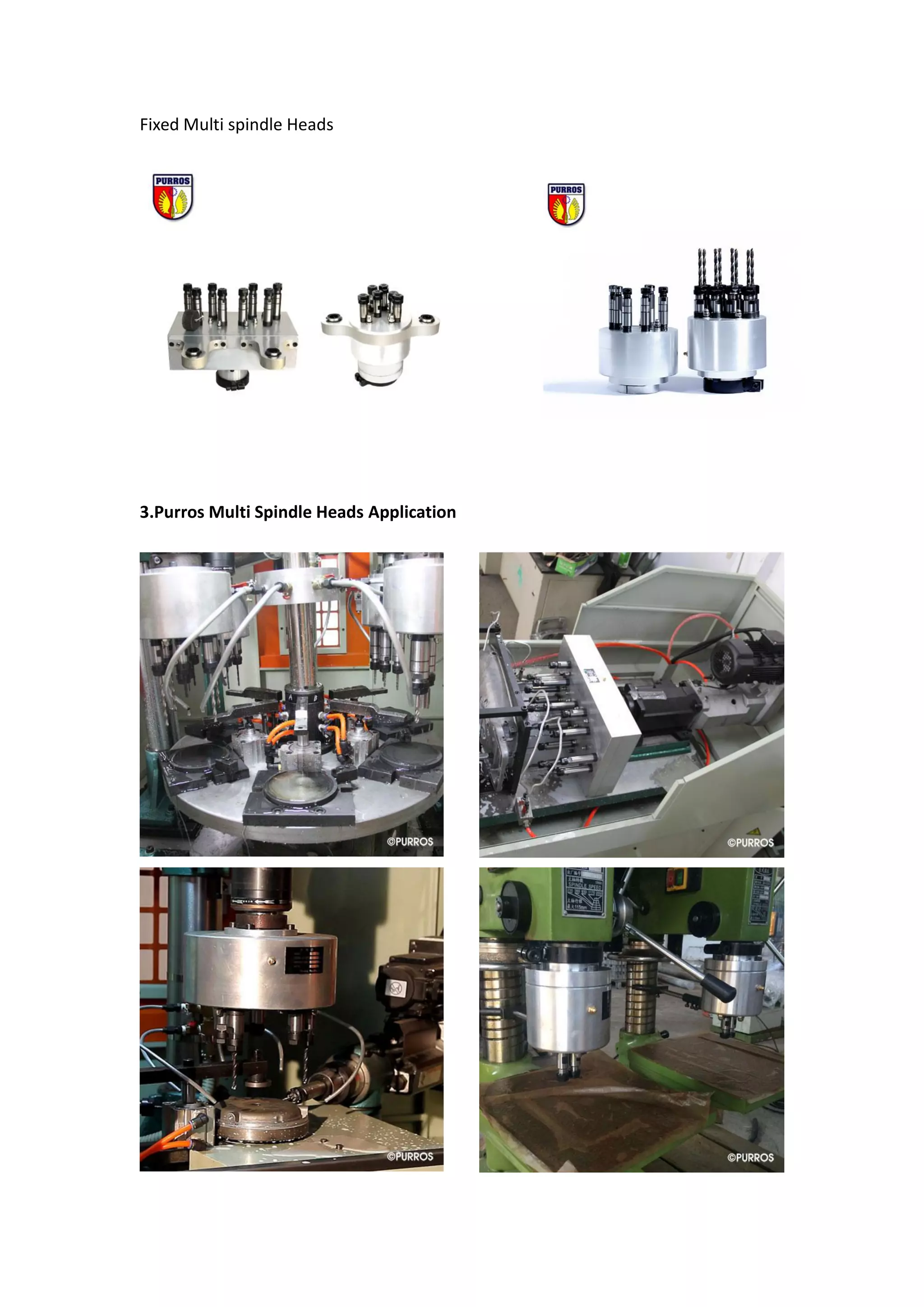 Purros multi spindle heads (drilling & tapping) | PDF