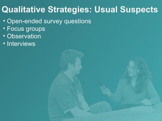 Pursuing research questions with qualitative methods | PPT ...