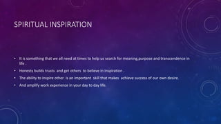 PURSUIT OF INNER SELF EXCELLENCE | PPT