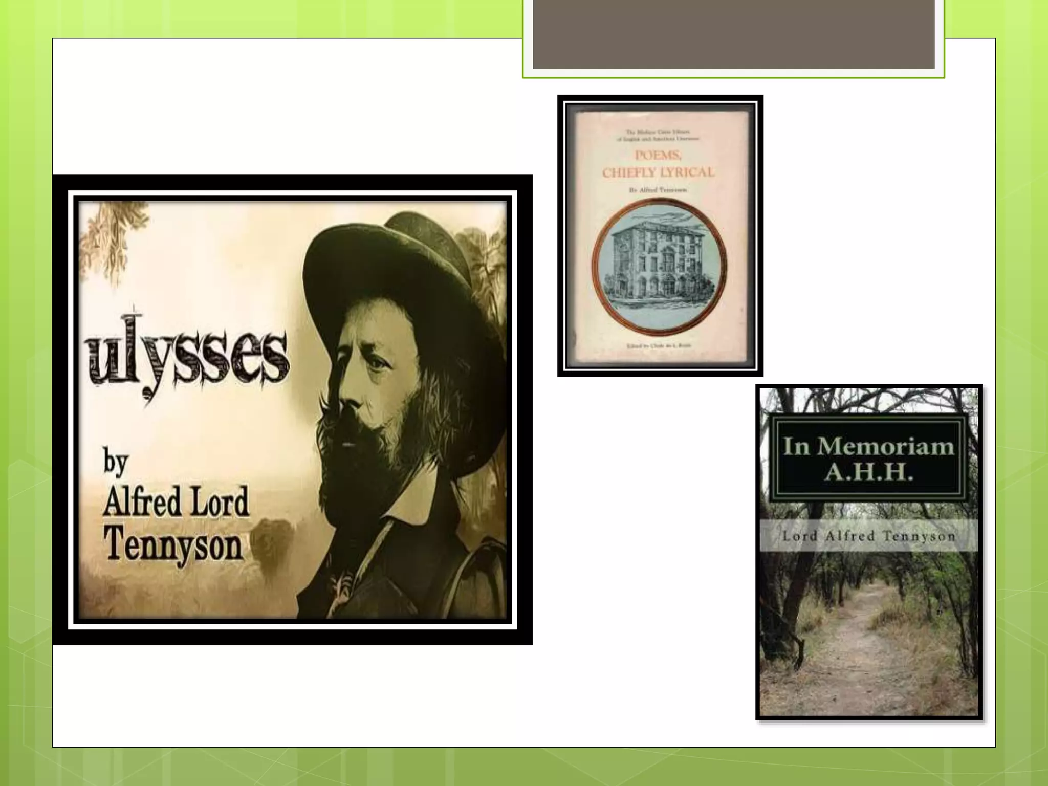 Famous Poet- Alfred Lord Tennyson | PPTX