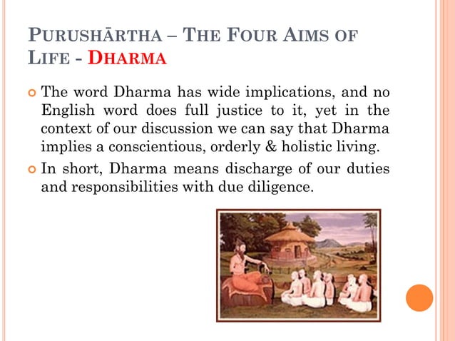 Purushartha: The way to live blissful life. | PDF