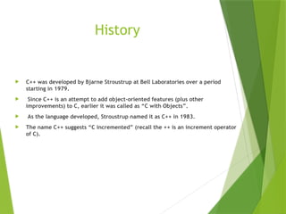 C and C++ programming basics for Beginners.pptx