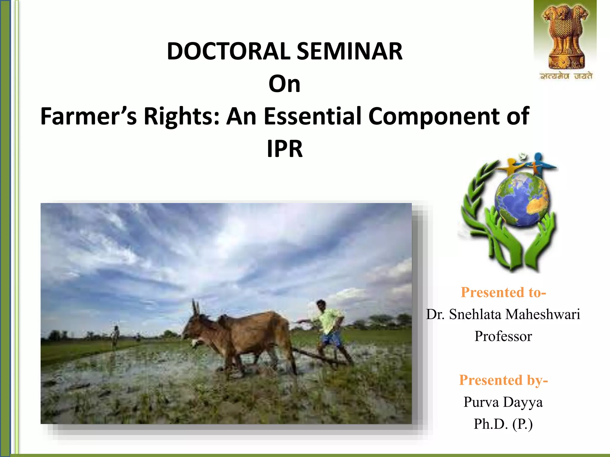 Farmers Right | PPTX