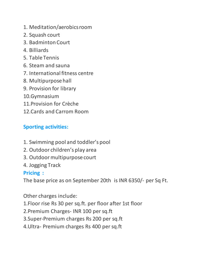 PURVA 270° DEGREE 2BHK & 3BHK FLATS FOR SALE WITHOUT PRE-EMI UNTIL POSSESSION. | PDF | Free Download