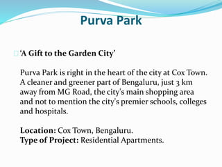 Purva palm beach feedback | PPTX