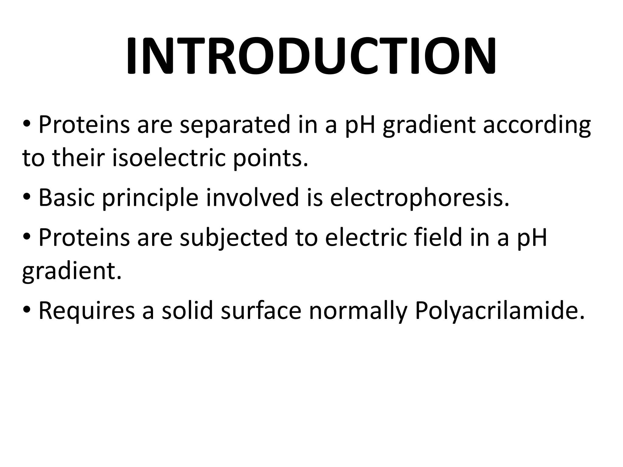 ISOELECTRIC FOCUSING PPT - SLIDE SHARE | PPTX