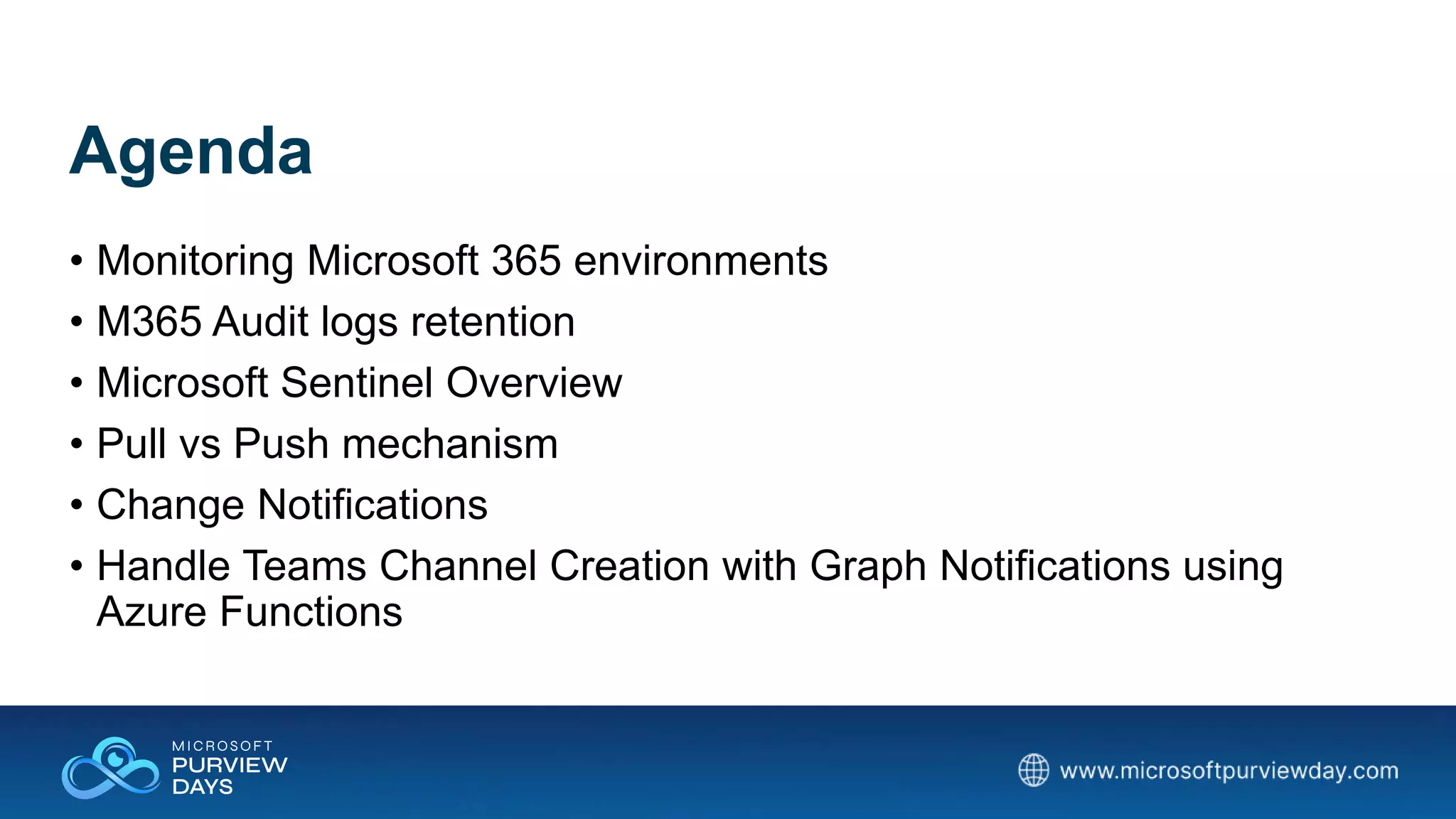 Purview Days 2023 - Graph Notifications - A better way to process M365 ...
