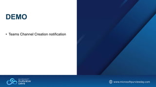 Purview Days 2023 - Graph Notifications - A better way to process M365 ...