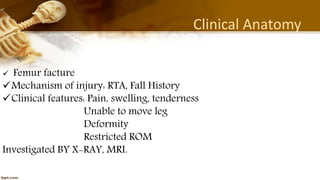 Purvi shah femur bone ppt | PPTX