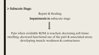 Purvi shah soft tissue injury ppt | PPTX