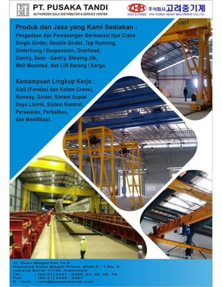 PUSAKA TANDI Company Profile (Hoist n Crane).pdf