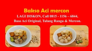 Pusat distributor baso aci | PDF