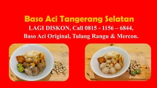 Pusat distributor baso aci | PDF
